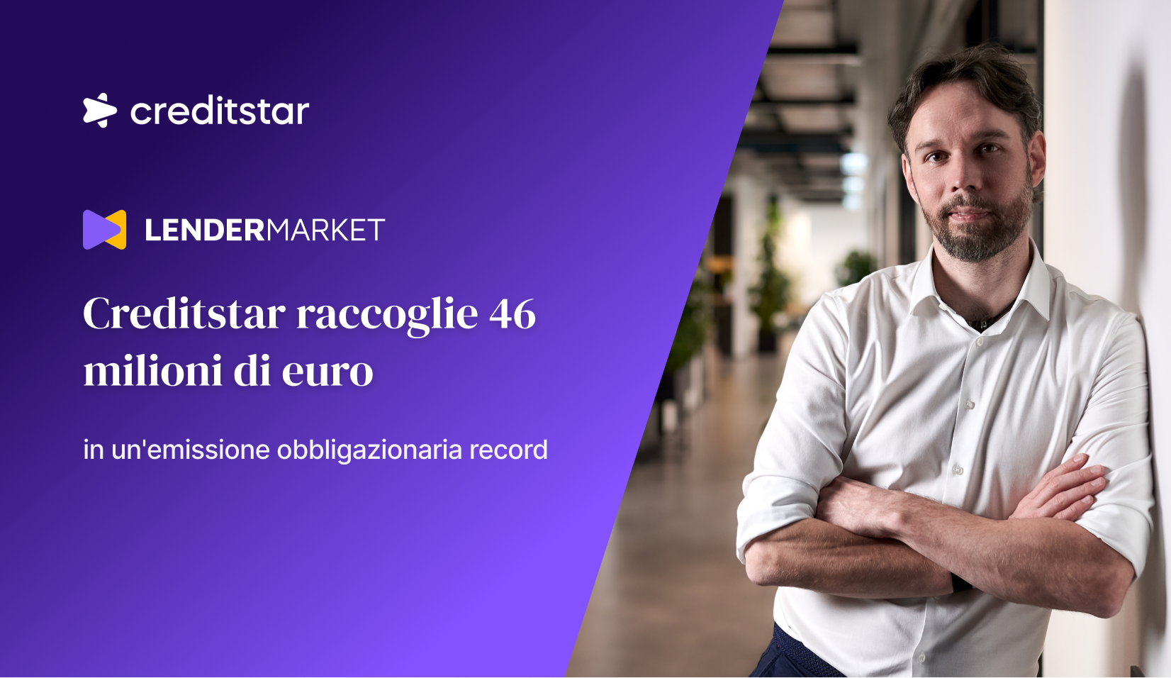 Creditstar raccoglie €46 milioni in un'emissione obbligazionaria